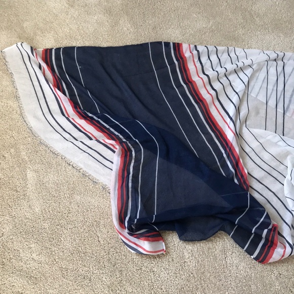Accessories | Large Red White And Blue Scarf | Poshmark